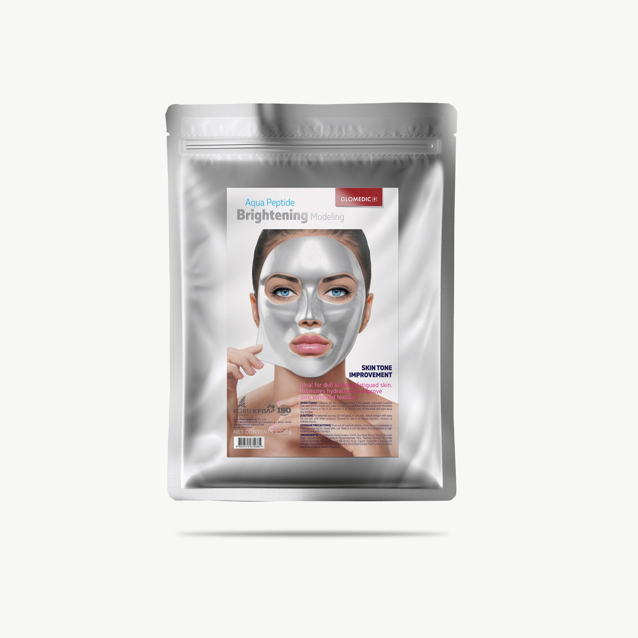 Brightening Alginate Mask Peptides, Collagen, Vitamin B3 Glomedic ...
